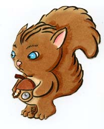 Squirrel Villain! | Quack Quack Honk Designs