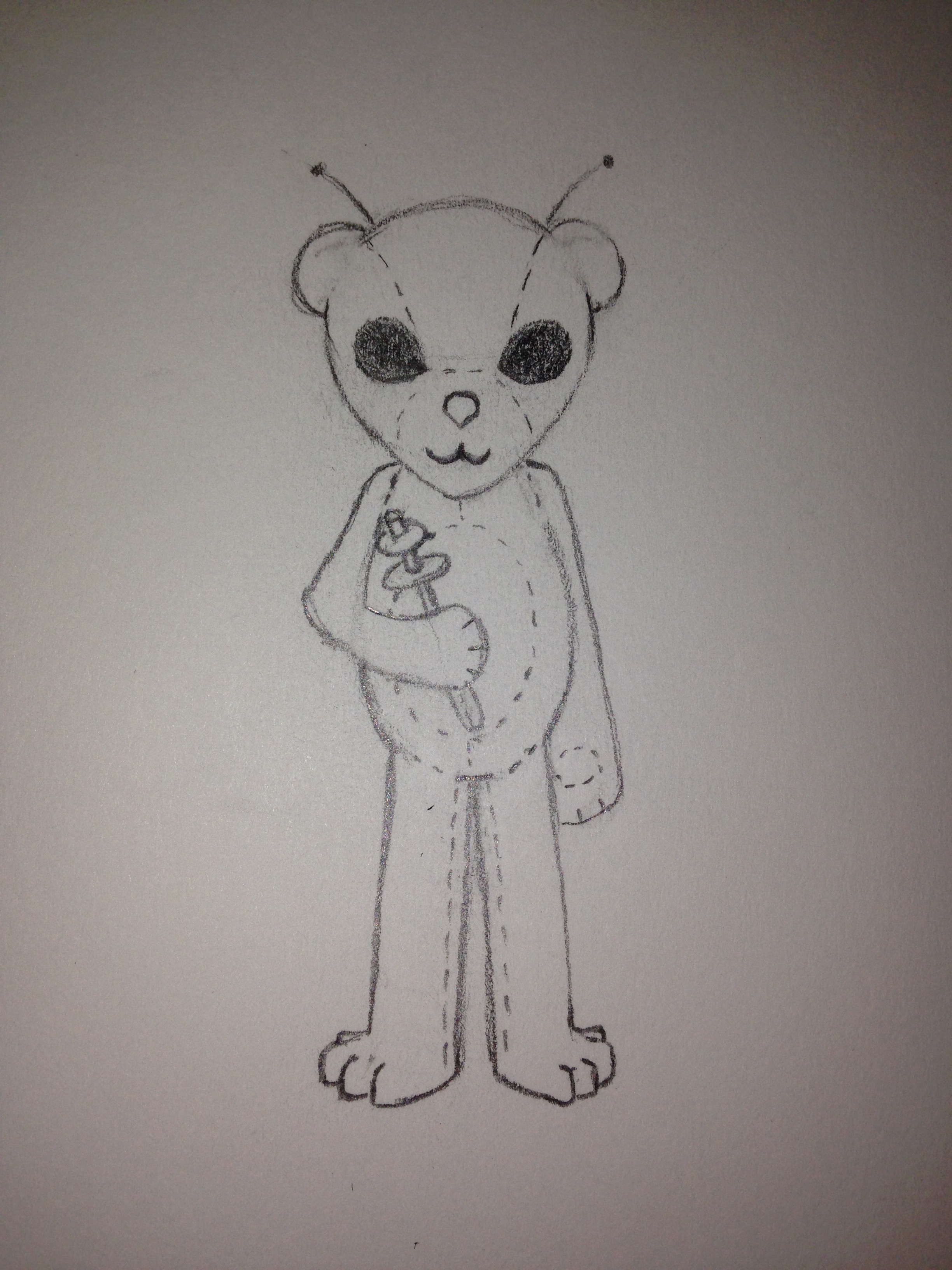 Alien teddy bear @furrealitycon | Quack Quack Honk Designs