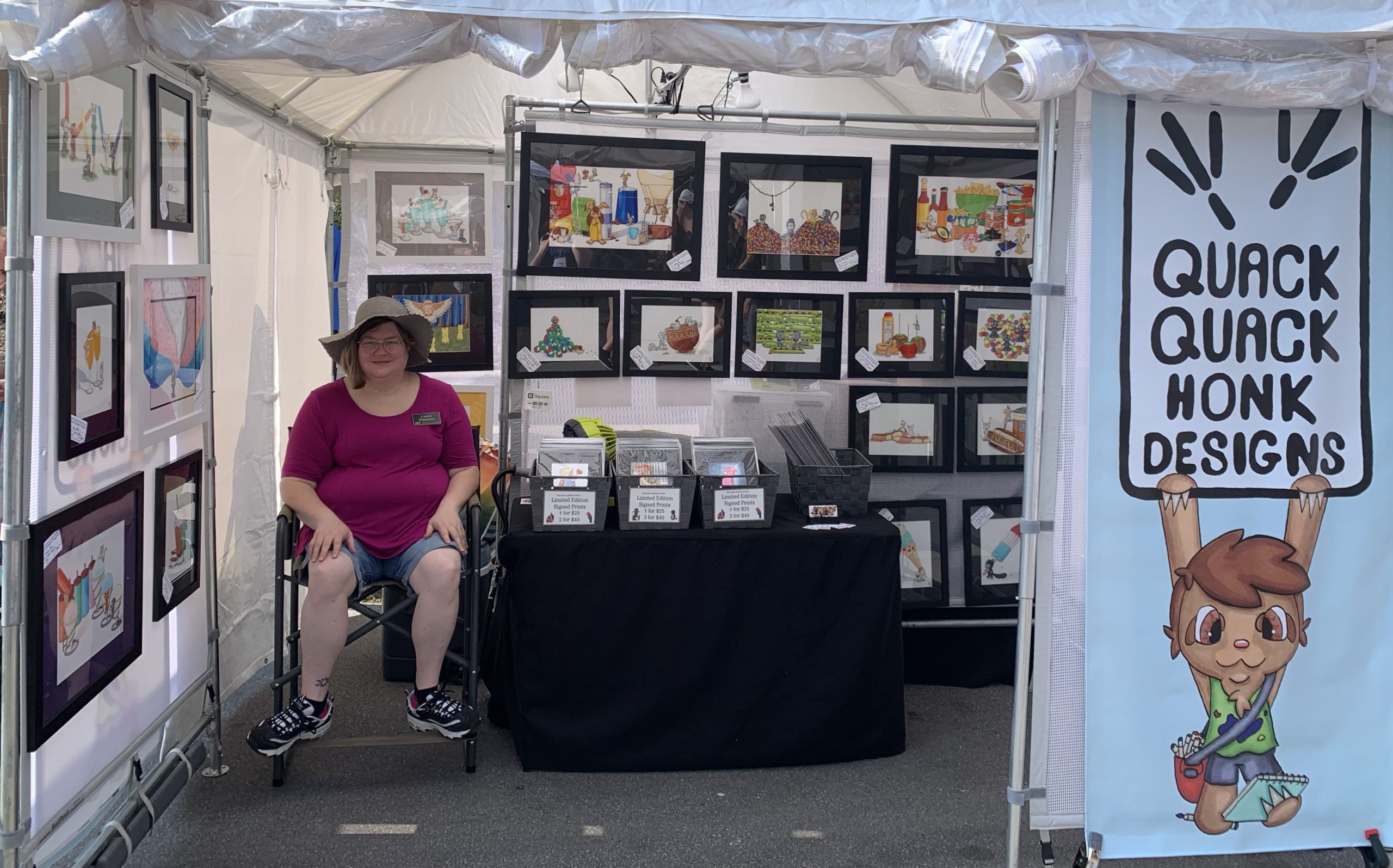 Ann Arbor Art Fair | Quack Quack Honk Designs