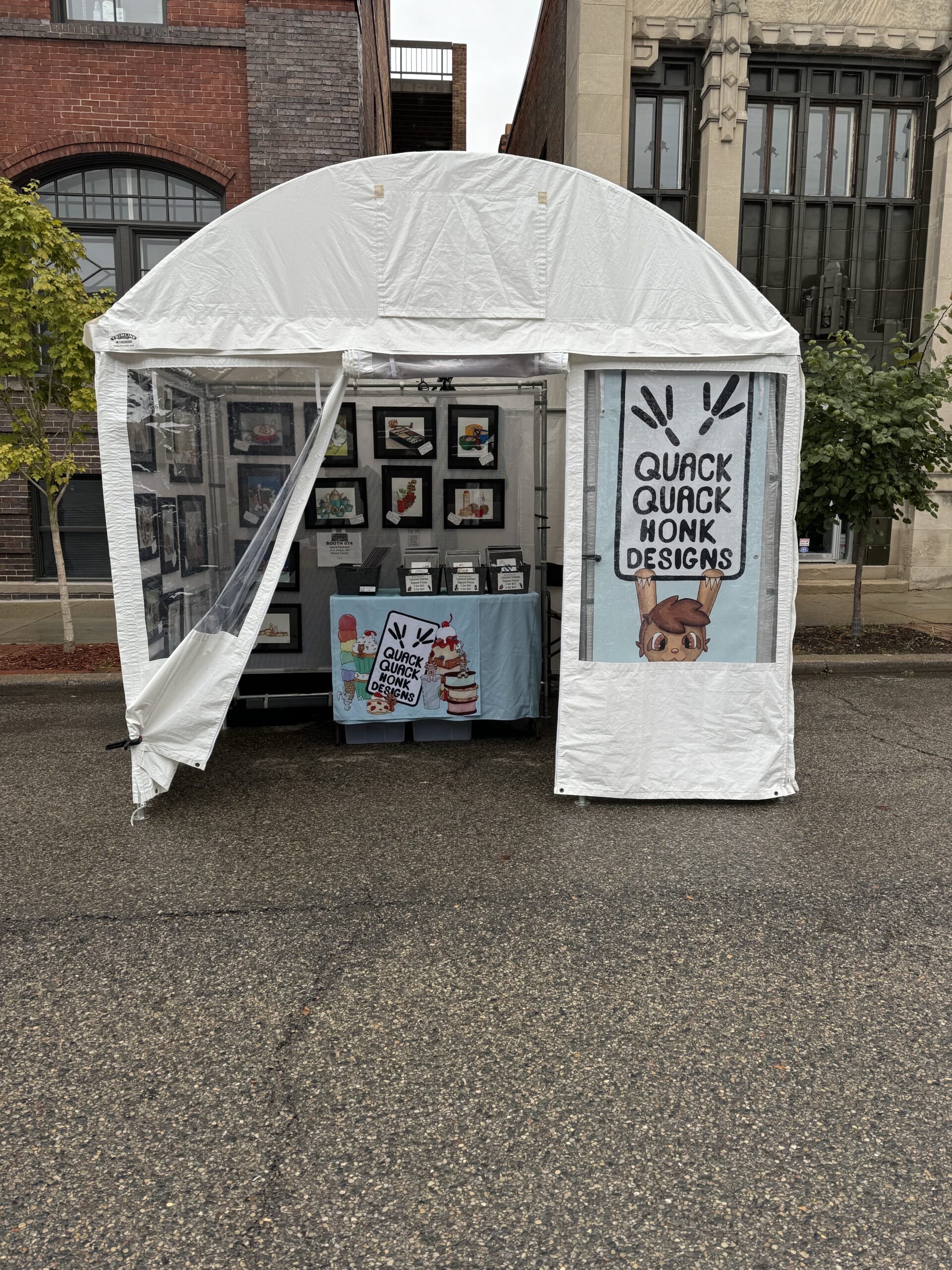 Table and tent set ups in 2024 | Quack Quack Honk Designs